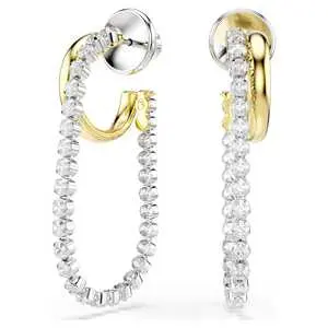 SWAROVSKI Hyperbola Hoop Earrings - White
