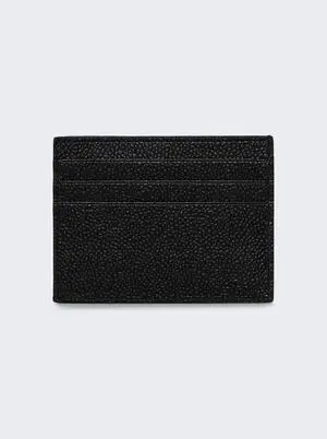 Thom Browne Pebble Grain Card Holder Pastel - Black