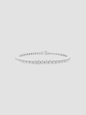 Saks Fifth Avenue Collection 14k & Diamond Prong-set Tennis Bracelet/1.00-12.00 Tcw - 3 Tcw