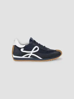 Loewe Flow Runner Monogram Logo Sneakers Dark Navy