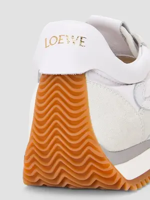 Loewe Flow Runner Monogram Logo Sneakers - White