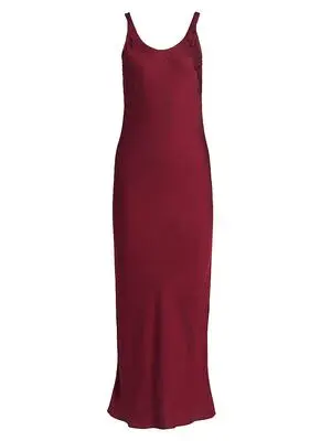 L'Agence Akiya Tank Dress Dark Wine