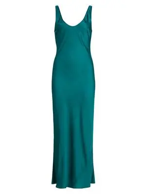 L'Agence Akiya Tank Dress Ocean Teal