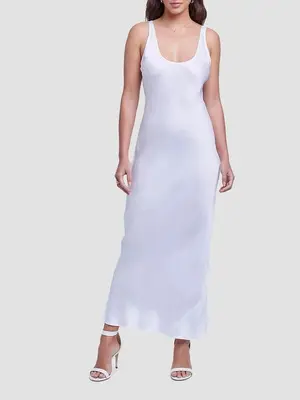 L'Agence Akiya Tank Dress - White