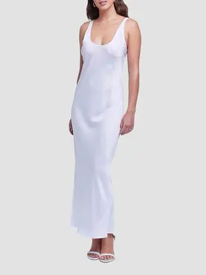 L'Agence Akiya Tank Dress - White