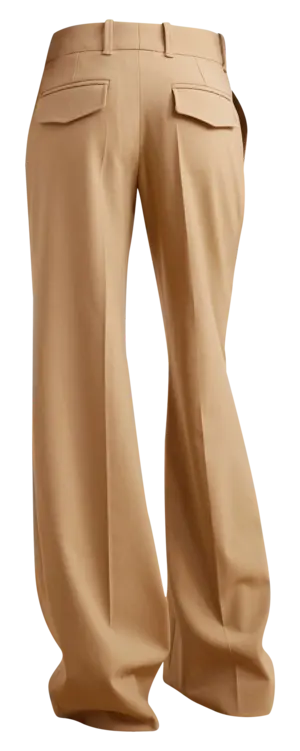 Chloé Wool-blend Wide-leg Pants - Beige