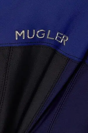 MUGLER Spiral Paneled Stretch Leggings
