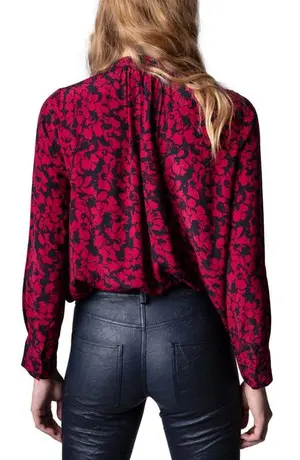Zadig&Voltaire Tink Bico Floral Blouse