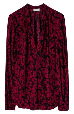 Zadig&Voltaire Tink Bico Floral Blouse