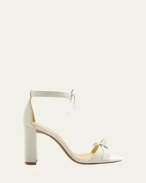 ALEXANDRE BIRMAN Clarita 90mm Leather High-heel Sandals - White