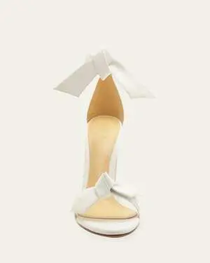 ALEXANDRE BIRMAN Clarita 90mm Leather High-heel Sandals - White