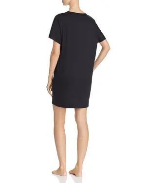 Hanro Laura Oversized Sleep Tee - Black