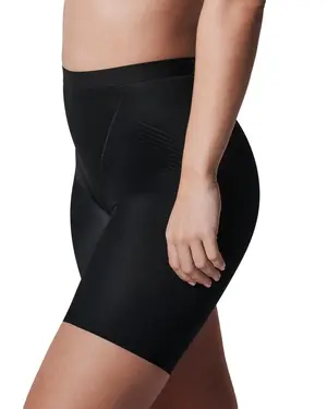 Spanx Thinstincts 2.0 Mid Thigh Shorts - Very Black