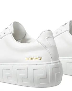 Versace Greca Low-top Sneakers - White