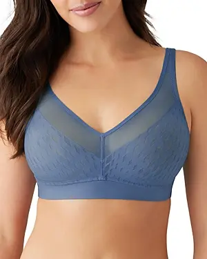 Wacoal Elevated Allure Wire Free Bra Provinical Blue