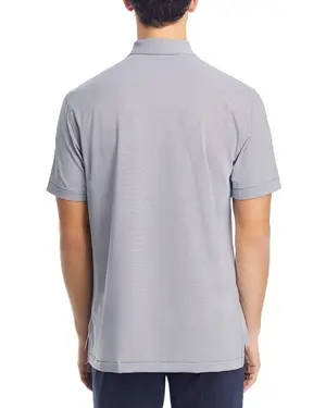 Peter Millar Crown Sport Jubilee Classic Fit Short Sleeve Performance Jersey Polo Shirt - Iron