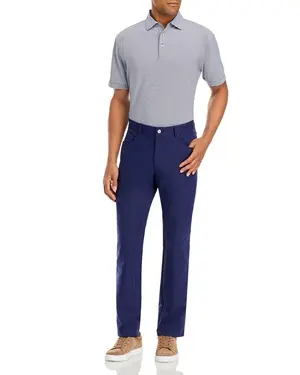 Peter Millar Crown Sport Performance Five-pocket Pants - Navy