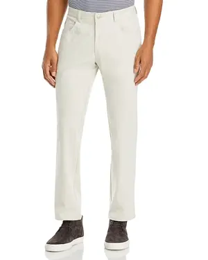 Peter Millar Crown Sport Performance Five-pocket Pants - Stone
