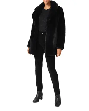 HOBBS LONDON Briony Faux Fur Coat