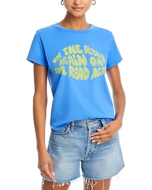 MOTHER The Boxy Goodie Goodie Tee On The Road Again
