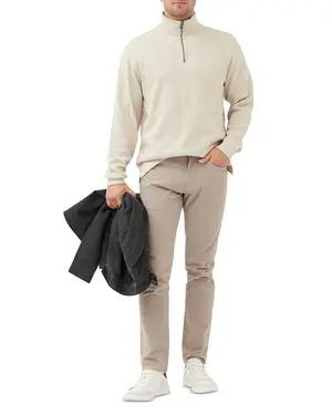 Rodd & Gunn Alton Ave Quarter Zip Sweater - Camel