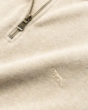 Rodd & Gunn Alton Ave Quarter Zip Sweater - Camel