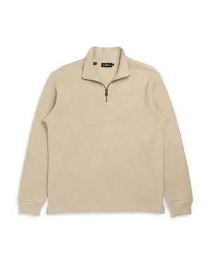 Rodd & Gunn Alton Ave Quarter Zip Sweater - Camel