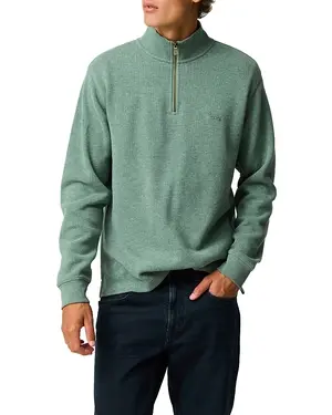 Rodd & Gunn Alton Ave Quarter Zip Sweater - Fern