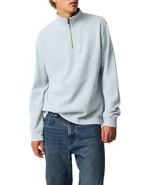 Rodd & Gunn Alton Ave Quarter Zip Sweater - Ice