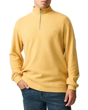 Rodd & Gunn Alton Ave Quarter Zip Sweater - Mustard