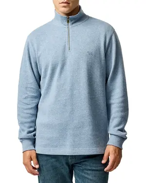Rodd & Gunn Alton Ave Quarter Zip Sweater - Sky