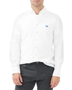 Rodd & Gunn Gunn Oxford Sports Fit Shirt - Blanc
