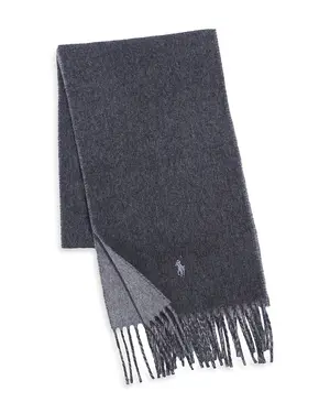 Polo Ralph Lauren Classic Reversible Scarf Charcoal/grey Heather