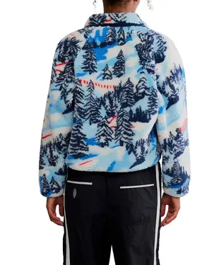 Free People Rocky Ridge Fleece Jacket - Alpine Combo