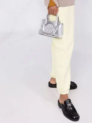 Tory Burch Ella Metallic Micro Tote Bag