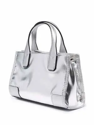 Tory Burch Ella Metallic Micro Tote Bag