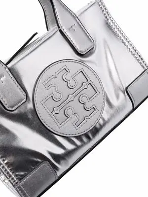 Tory Burch Ella Metallic Micro Tote Bag
