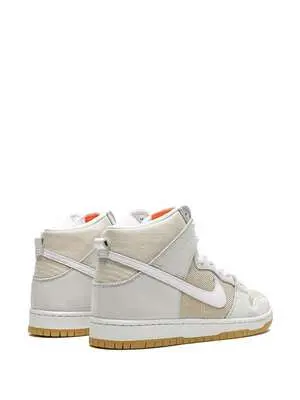 Nike Sb Dunk High Pro Iso Orange Label Sneakers - White