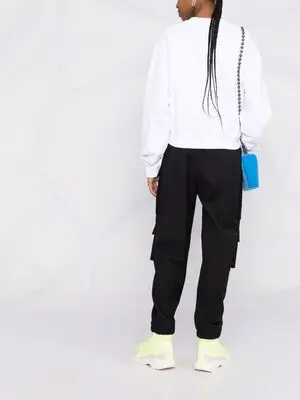 Off-White Off-stamp Cropped Sweatshirt