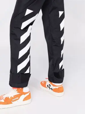 Off-White High-waisted Diag Track Pants