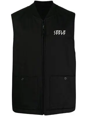 UNDERCOVERISM Slogan-print Reversible Gilet