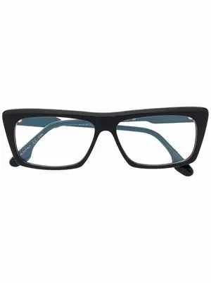 Victoria Beckham Angular Rectangular-framed Glasses - Black