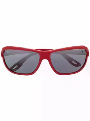 Ray-ban Scuderia Ferrari Rectangle-frame Sunglasses