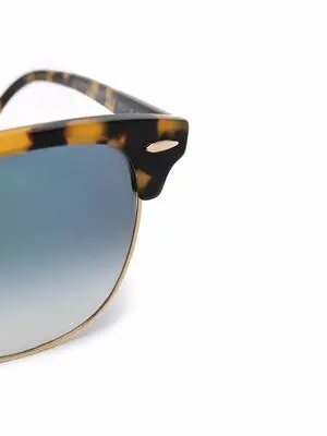 Ray-ban Clubmaster Tortoiseshell-frame Sunglasses - Brown