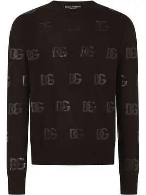 Dolce & Gabbana Sequin-logo Jumper
