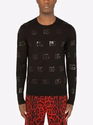 Dolce & Gabbana Sequin-logo Jumper