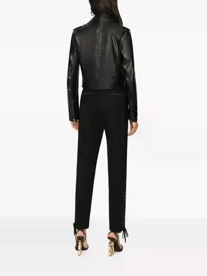 Dolce & Gabbana Leather Biker Jacket