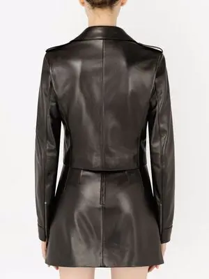 Dolce & Gabbana Leather Biker Jacket