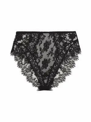 Dolce & Gabbana High-waisted Lace Briefs - Black