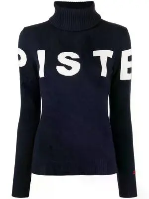 Perfect Moment Piste Roll-neck Jumper - Blue